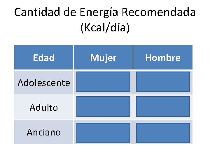 Alimentacin Nutricin y Metabolismo Qu nutrientes necesitamos incorporar