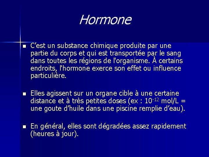 3 6 Systme endocrinien SBI 4 U Dominic