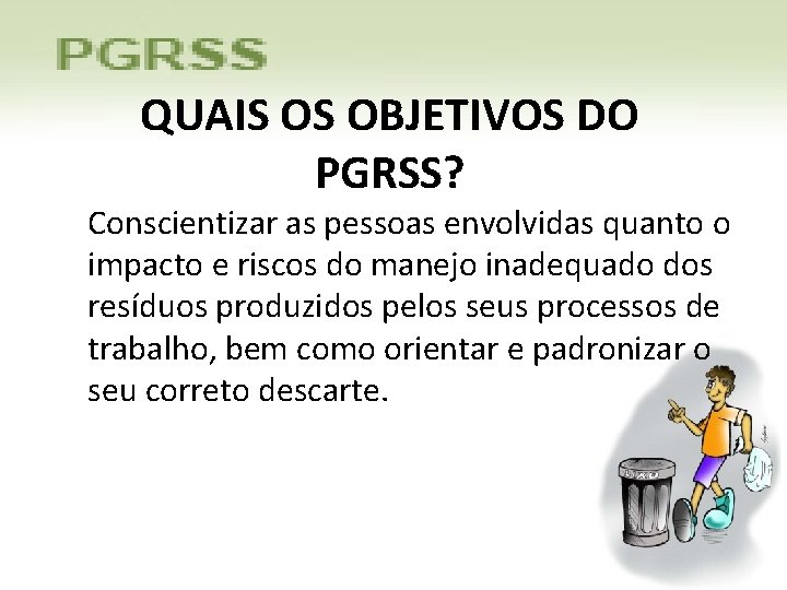 PLANO DE GERENCIAMENTO DE RESIDUOS PGRSS Enf Marlon