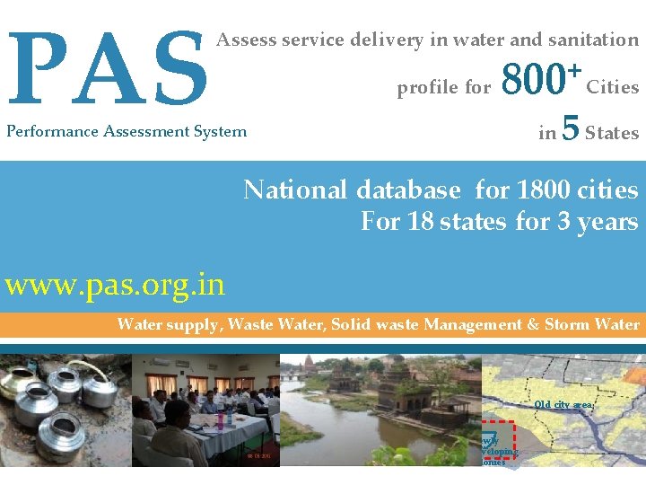 SAN Benchmarks Citywide assessment of sanitation service delivery