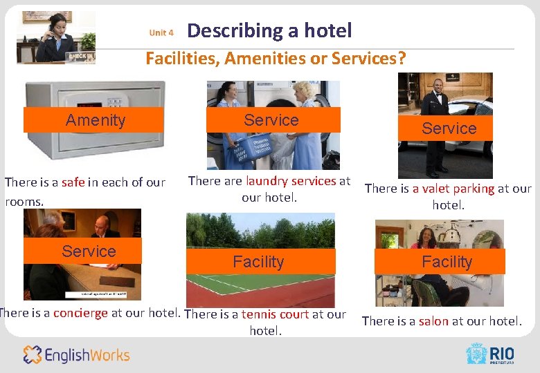 English Works Unit 4 Accommodations Attractions and Activities