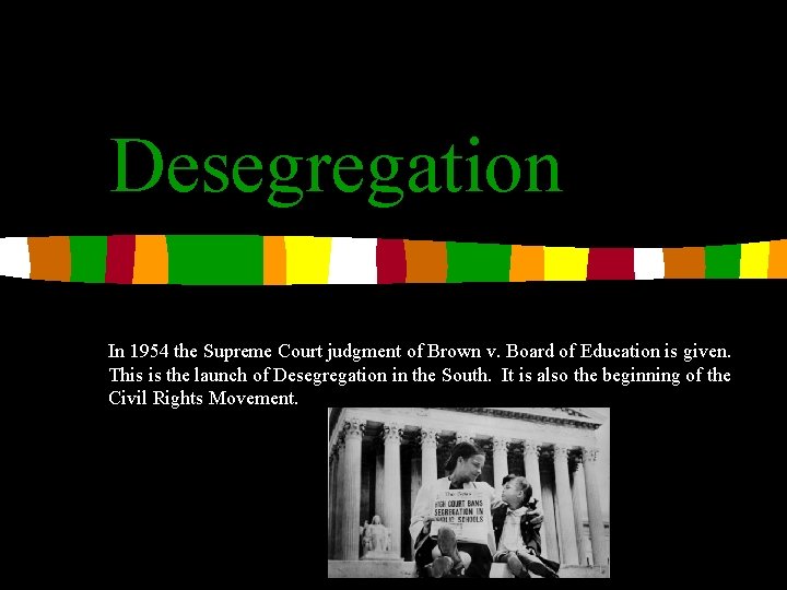 Segregation NO COLOREDS ALLOWED Definition segregation n 1