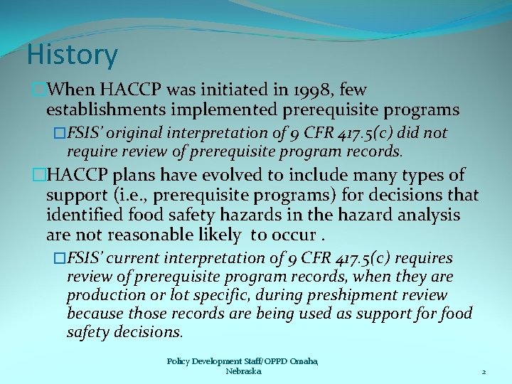 FSIS Notice 74 13 REVIEW OF RECORDS DURING