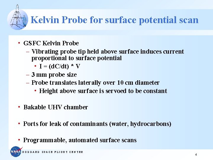 Surface Potential Measurements with the LISA Kelvin Probe