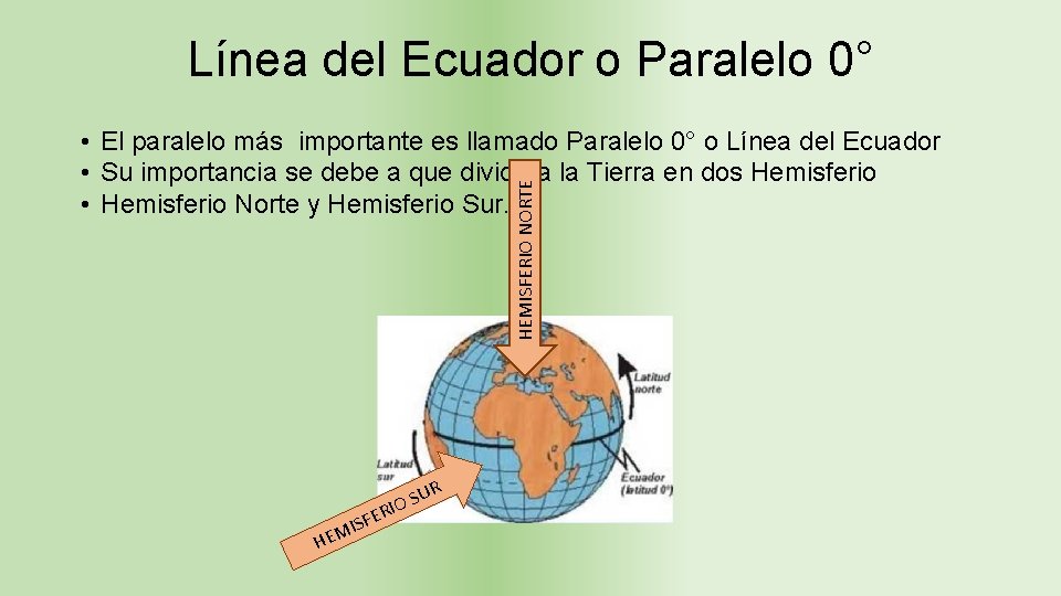 Coordenadas geogrficas Objetivo Ubicar lugares en un mapa