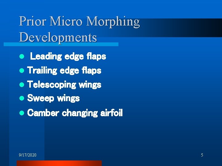 ADAPTIVE AIRFRAME TECHNOLOGY USING SHAPE MEMORY ALLOYS Craig