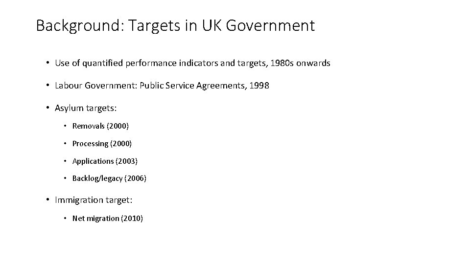 Governing by Numbers The Role of Quantification and