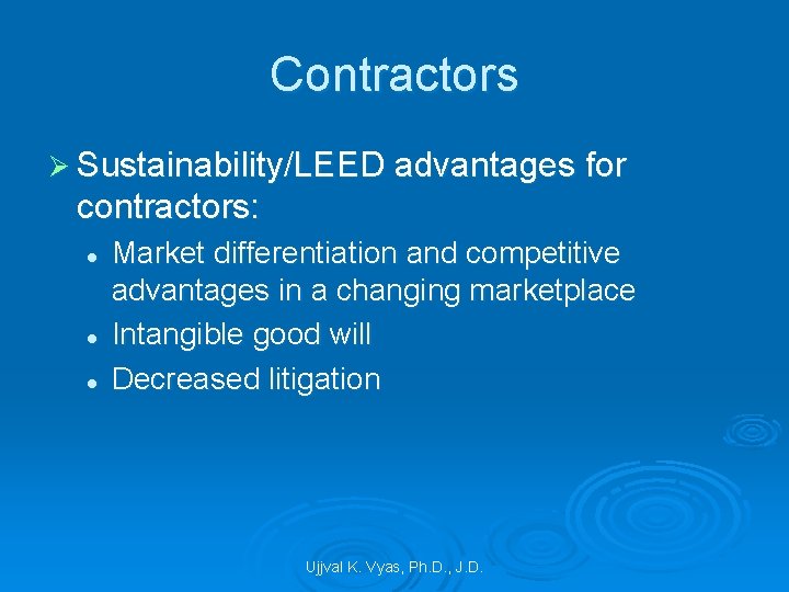 An Introduction to Sustainable Building Risks and Opportunities