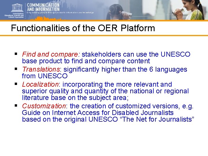 UNESCO OER Platform Abel Caine Maria Liouliou Igor