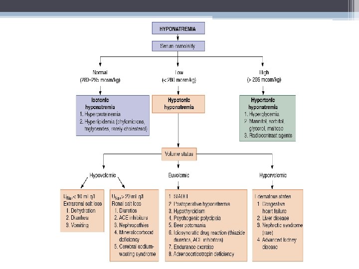 Approach to the patient with electrolyte disorders ...