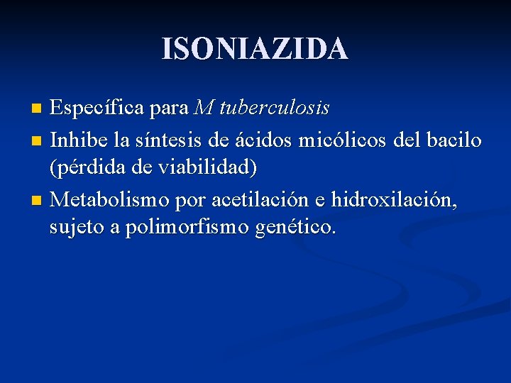 Farmacologa antituberculosa Farm Vernica Curras Hospital Muiz 2010