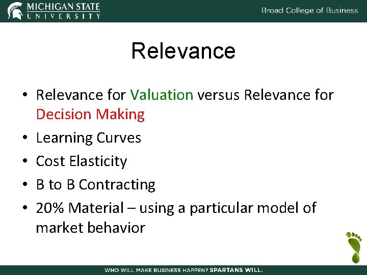 SUSTAINABILITY REPORTING Ranjani Krishnan Michigan State University Agenda