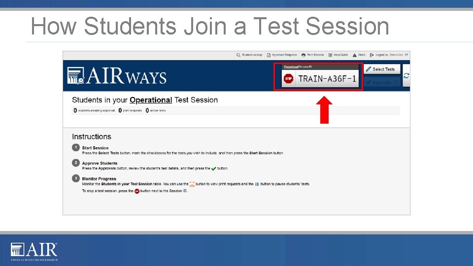 How to Create and Start a Test Session