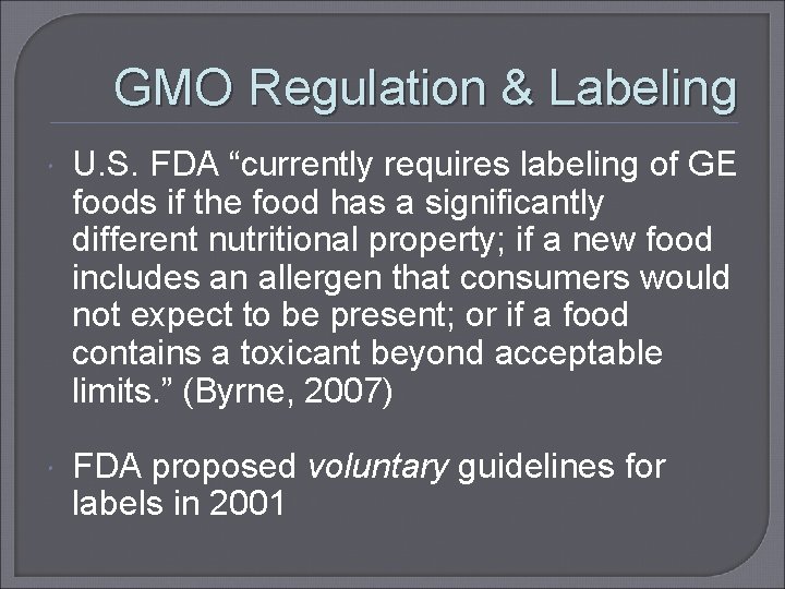 Genetically Modified Foods The Future of Food http