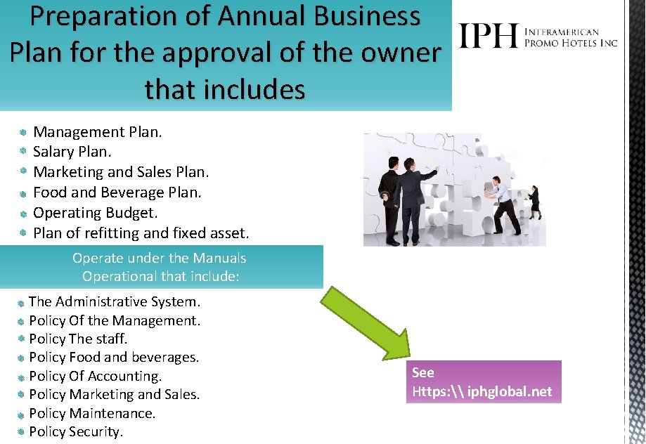 IPH leader in management and development of Hotels