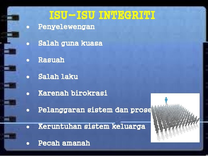 INTEGRITI DAN AKAUNTABILITI DALAM PERKHIDMATAN AWAM T Chandrasegar