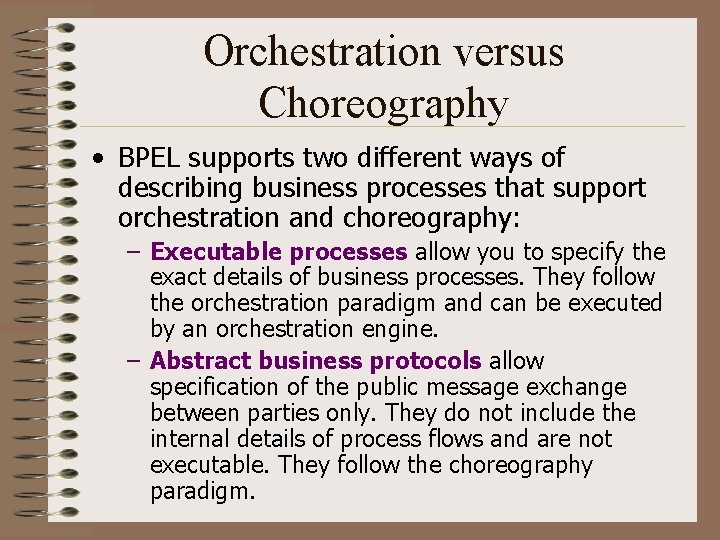 Session II Part I BPMN BPEL and WS