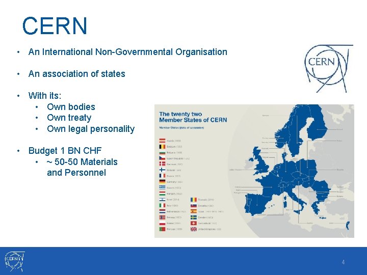 CERN People and the Organization Anna COOK Deputy