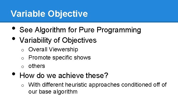 Broadcast Programming Techniques ABCs Weekly Lineup Andrew Gonzalez