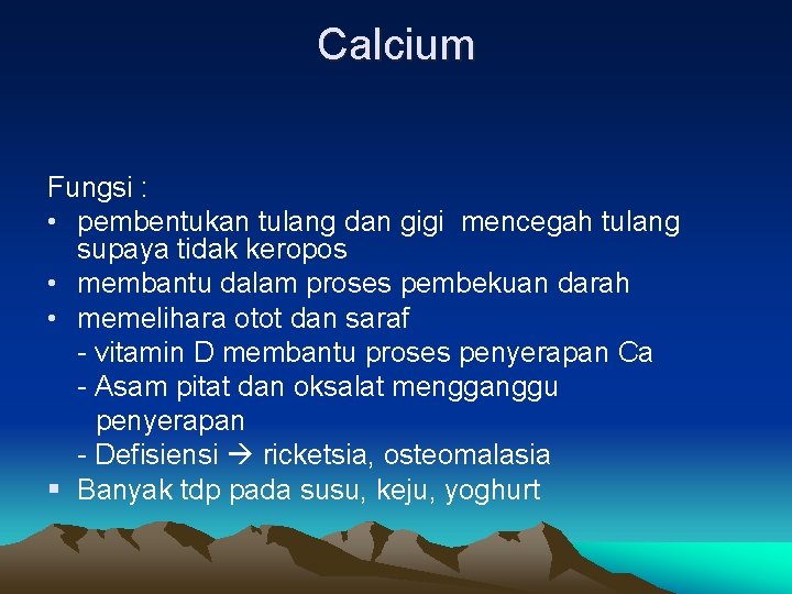 LARENIM LARENIM ZAT MINERAL Bagian dari tubuh yg