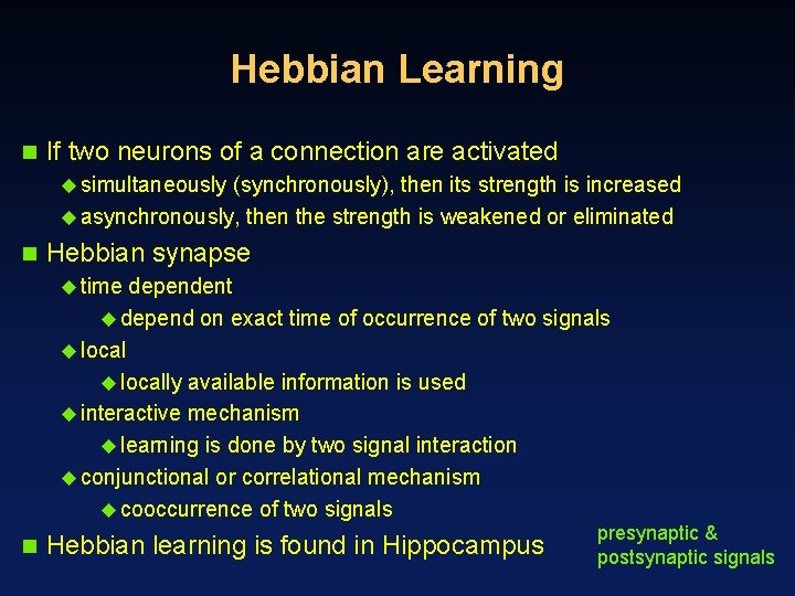 Learning Processes CS 679 Lecture Note by Jin