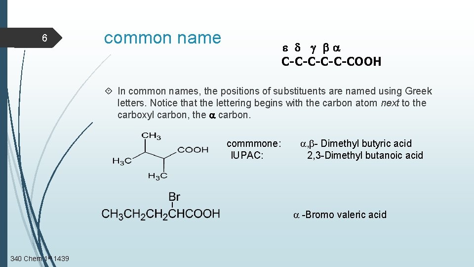 1 340 Chem 1 st 1439 CARBOXYLIC ACIDS