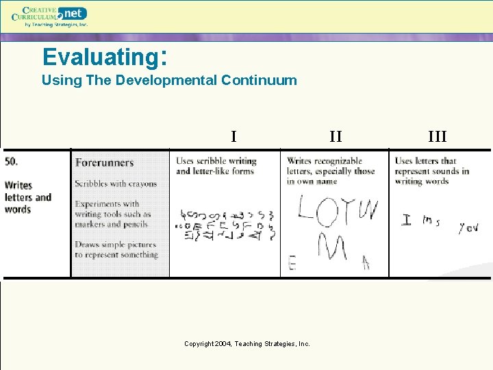 Creative Curriculum net An Overview for Families Copyright