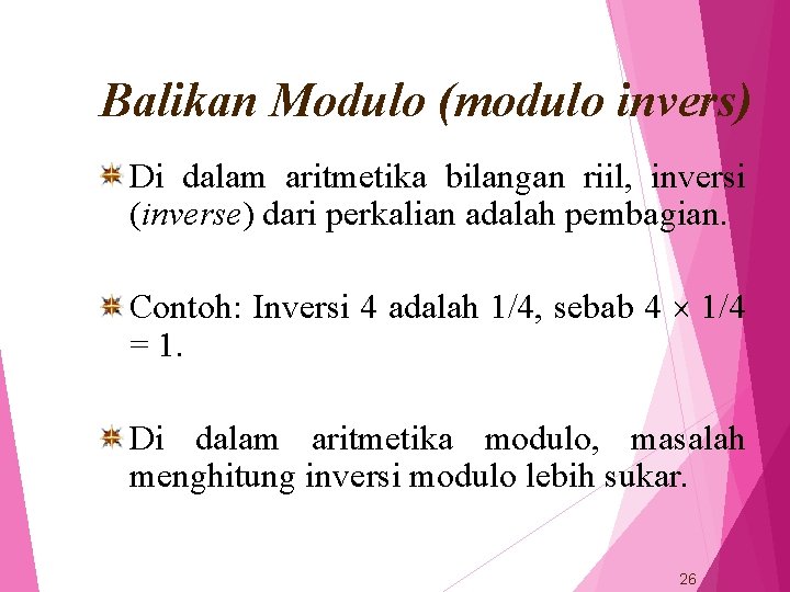 Teori Bilangan Pertemuan 9 Matematika diskrit 1 Ciri