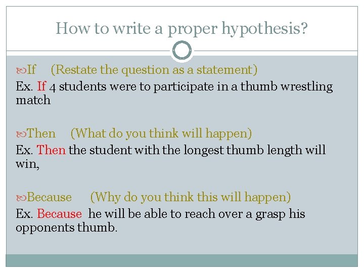 Essential Question How is science built on evidence