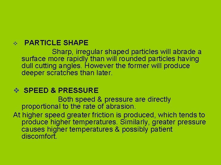FINISHING POLISHING MATERIALS By Dr K R Hassan