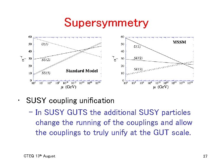 Beyond the Standard Model Physics Peter Richardson IPPP