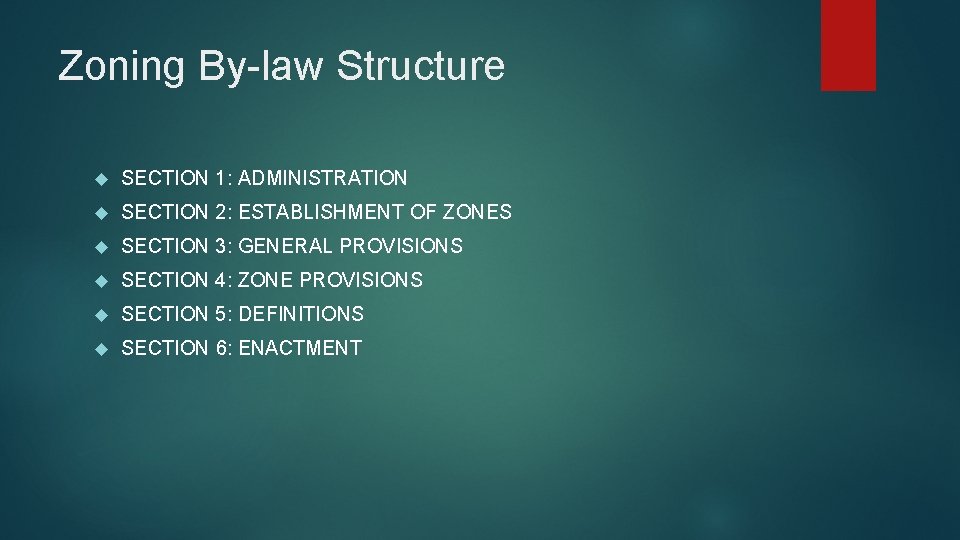 New Draft Comprehensive Zoning Bylaw Highlights Utilizes charts