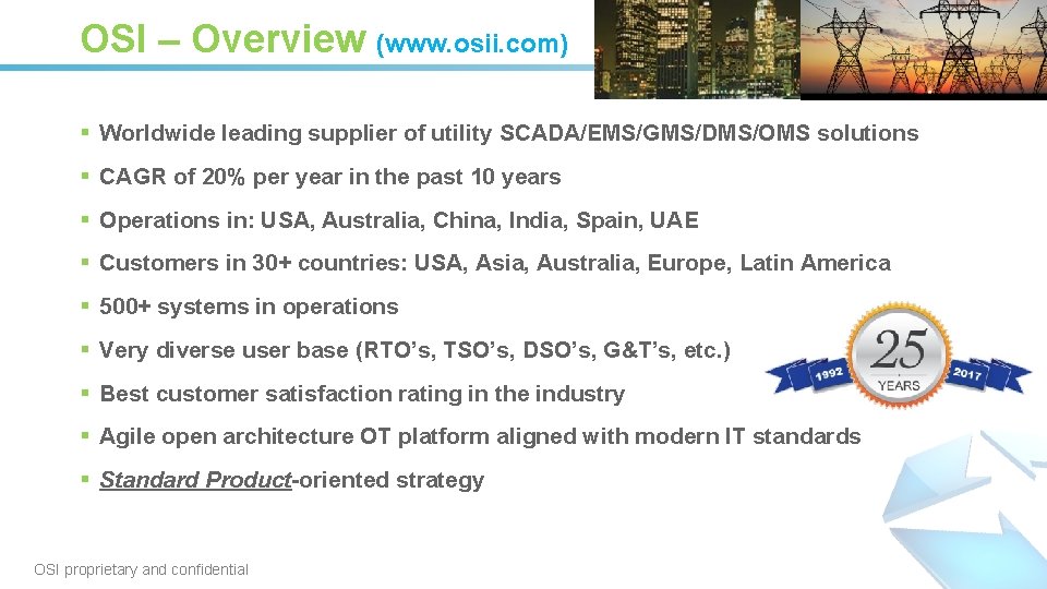 OSI proprietary and confidential CIM Studio Graphical Model