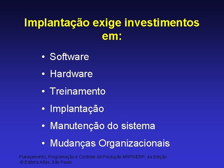 Captulo 9 Shop floor control SFC Manufacturing Execution