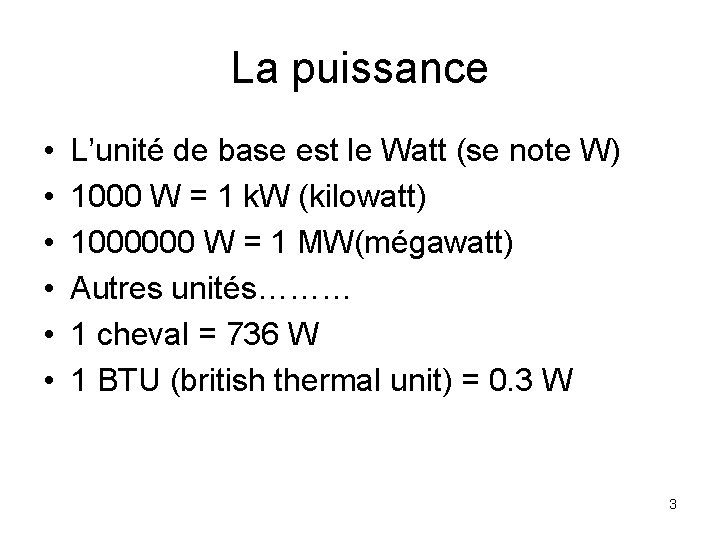 Les calculs de base 1 Les chiffres aprs