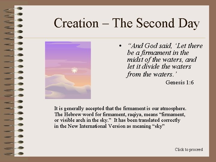 Old Earth Ministries Homeschool Series Creation The Second