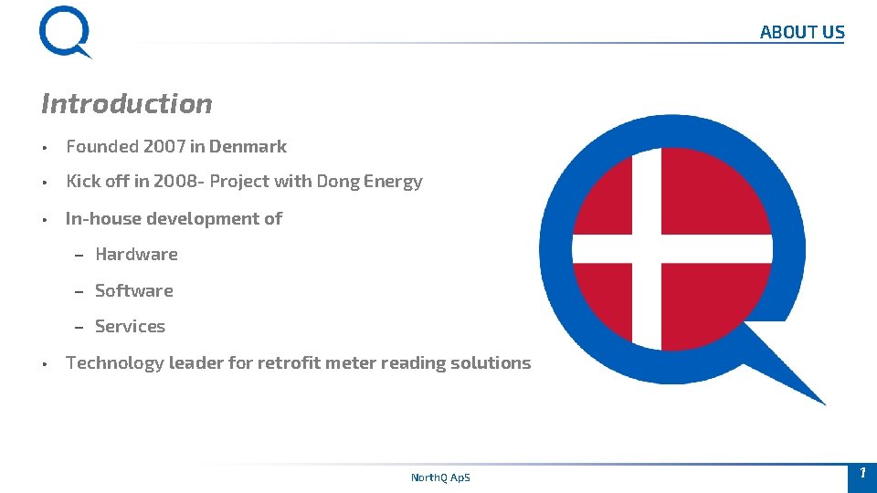 PRODUCT PRESENTATION ABOUT US Introduction Founded 2007 in