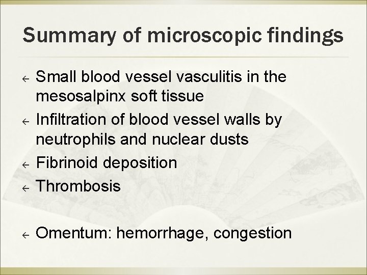 Clinicopathological Conference A woman with chronic peritonitis 20160602