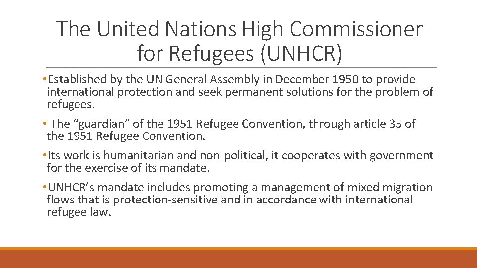 Refugee Protection and the Management of International Borders