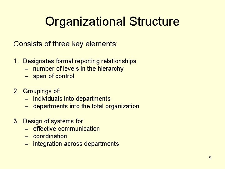 The Organizational Context Strategy Structure and Culture Chapter