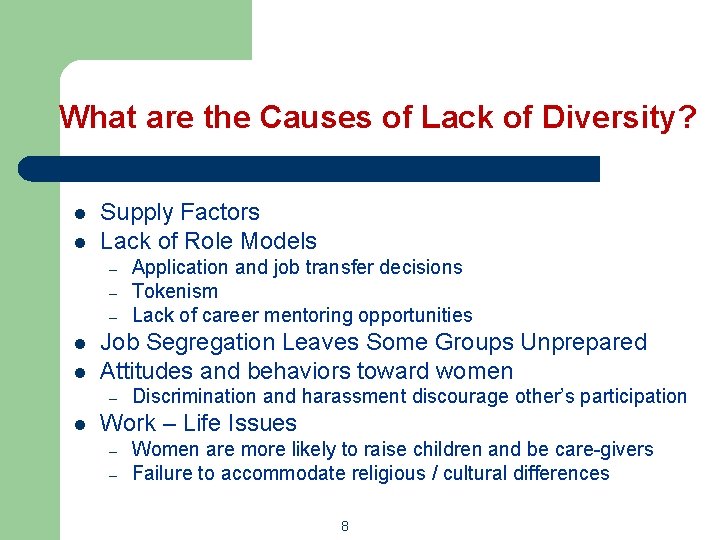 Diversity 1 What is Workforce Diversity Race Gender