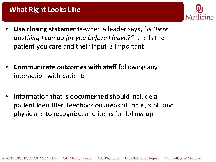 Leader Rounding on Patients A Must Have 1