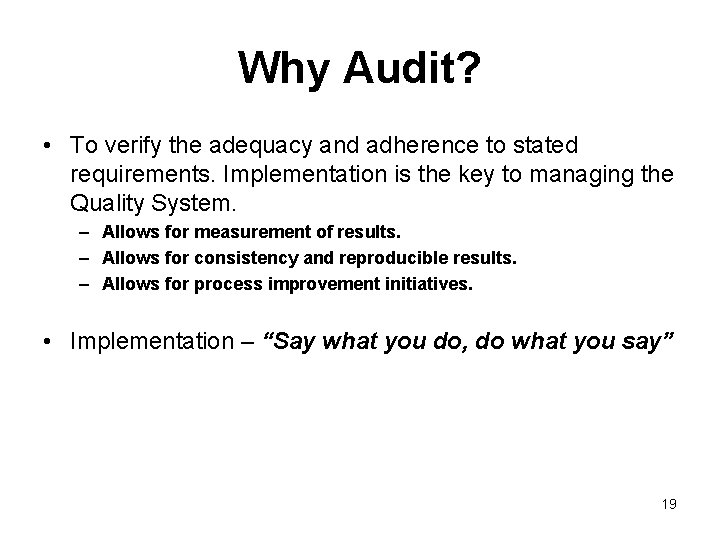 ISO 9001 Awareness Training 1 What is ISO