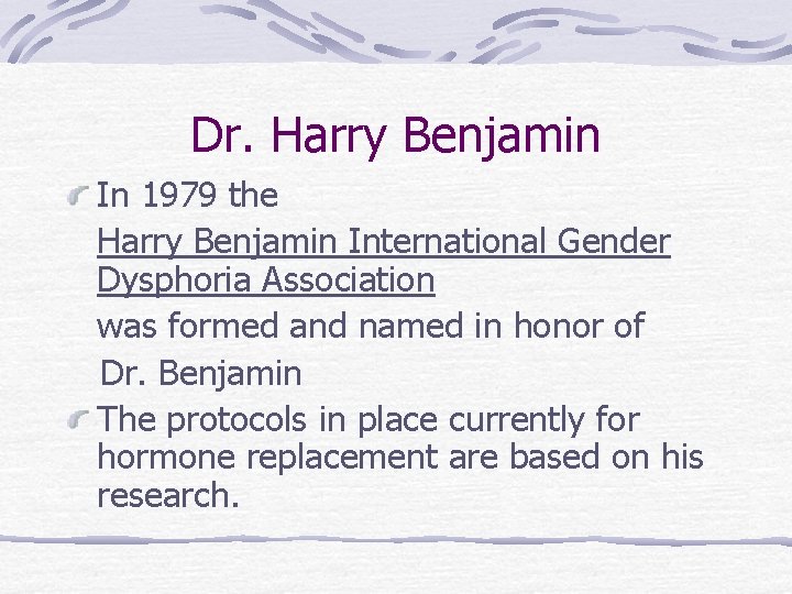 Caring for the Transgender Patient Lorraine W Bock