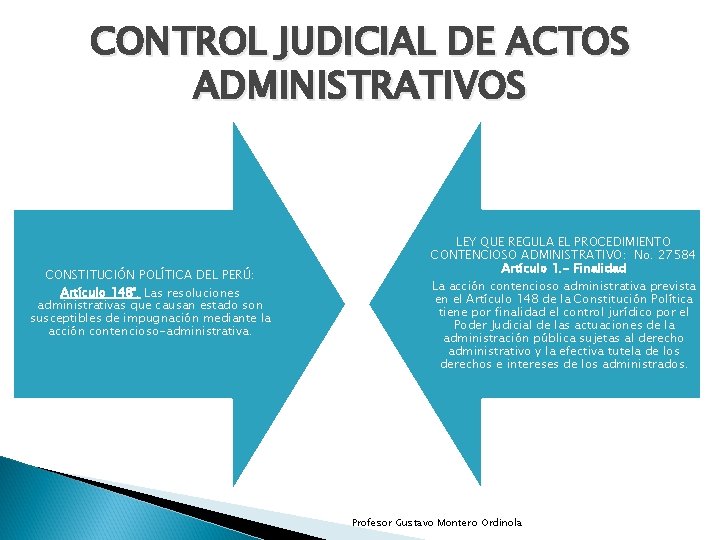 MECANISMOS DE CONTROL A NIVEL JUDICIAL IMPACTO DEL