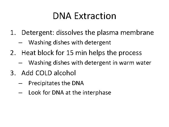Isolation of DNA PCR DNA Plasmid Cosmid Lambda
