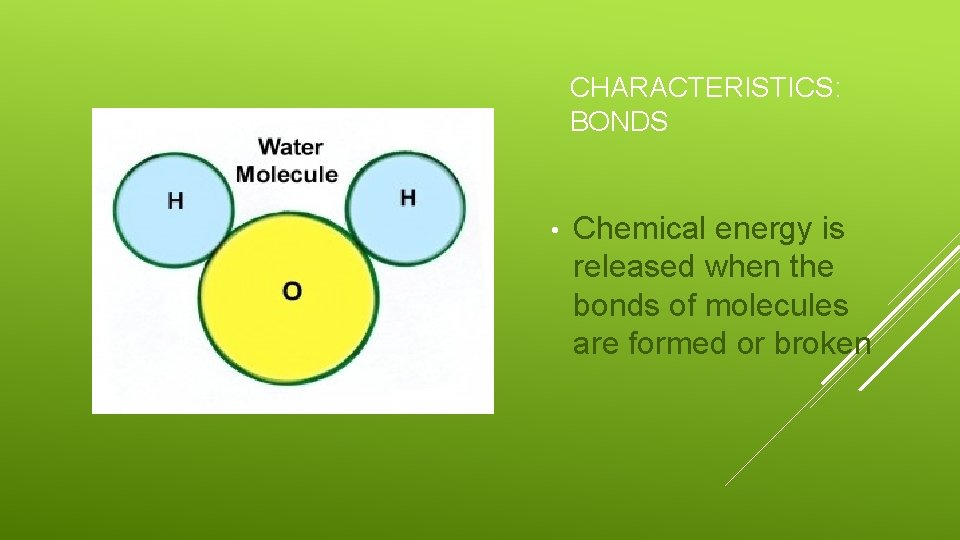 CHEMICAL ENERGY Gabriel Evan Yousif S DEFINITION Chemical