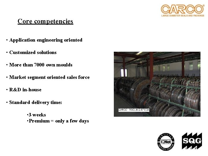 COMPANY OVERVIEW Numbers and facts Core competencies Market