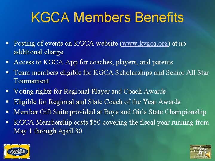 Kentucky Golf Coaches Association KGCA The KGCA is