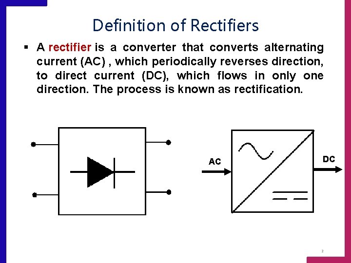 Singlephase Rectifiers Date 18 10 2018 Prepared By